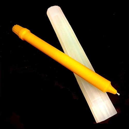 Silicone Colonial Taper Candle Mold Single Cavity 9.75 - Etsy