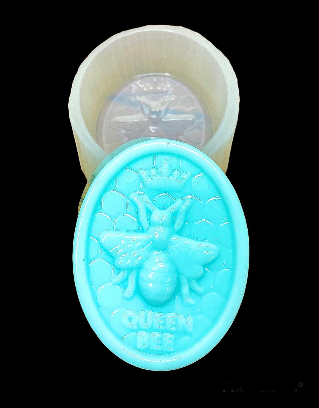 Silicone Honeybee Queen Bee Soap Mold - Wax Lotion Bar Mold - Handmade ...