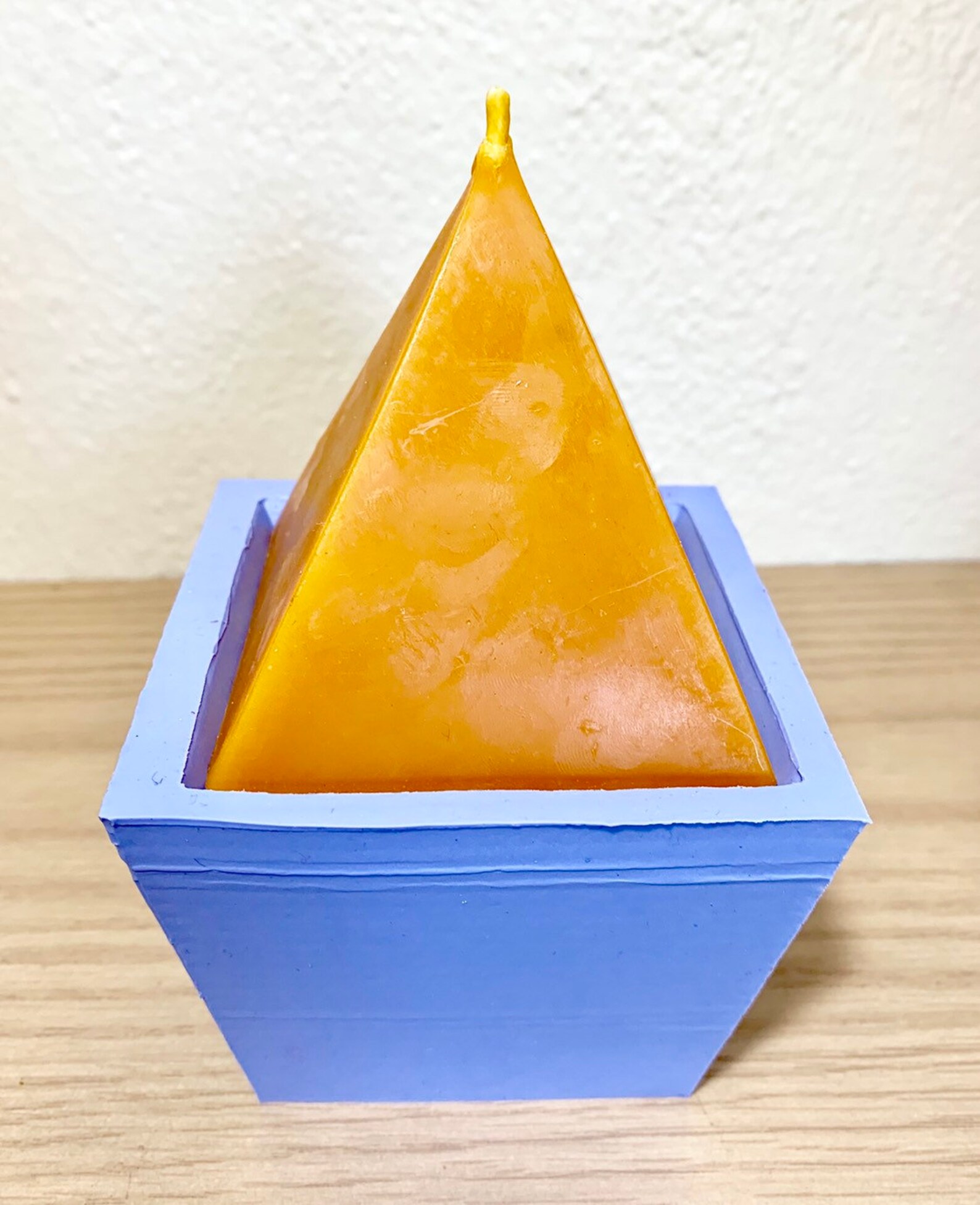 Silicone Pyramid Mold - Pyramid Candle Soap Mold - Chakra Candles ...