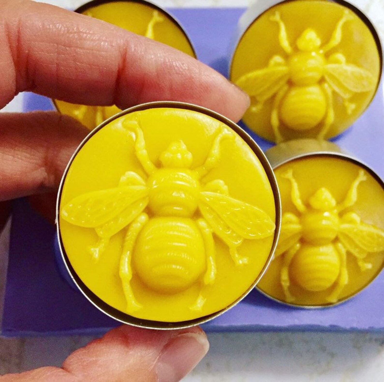 Silicone Tea light candle Mold honeybee bee mould wax melt | Etsy