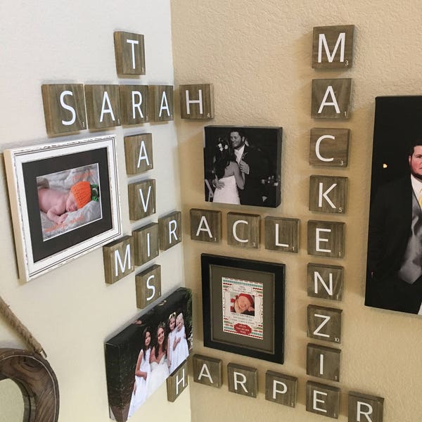 Wall Scrabble - Etsy