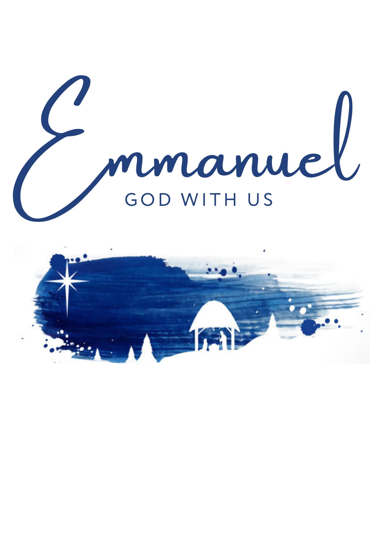 Emmanuel God With Us Digital Print LDS Art Church of Jesus Christ ...