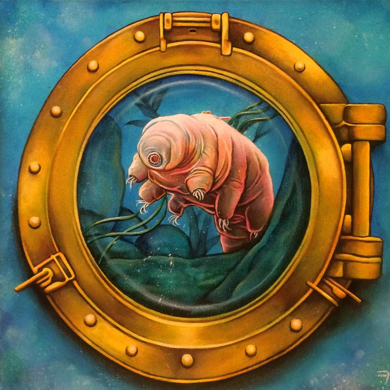 Tardigrade Tank ~ Print - Etsy
