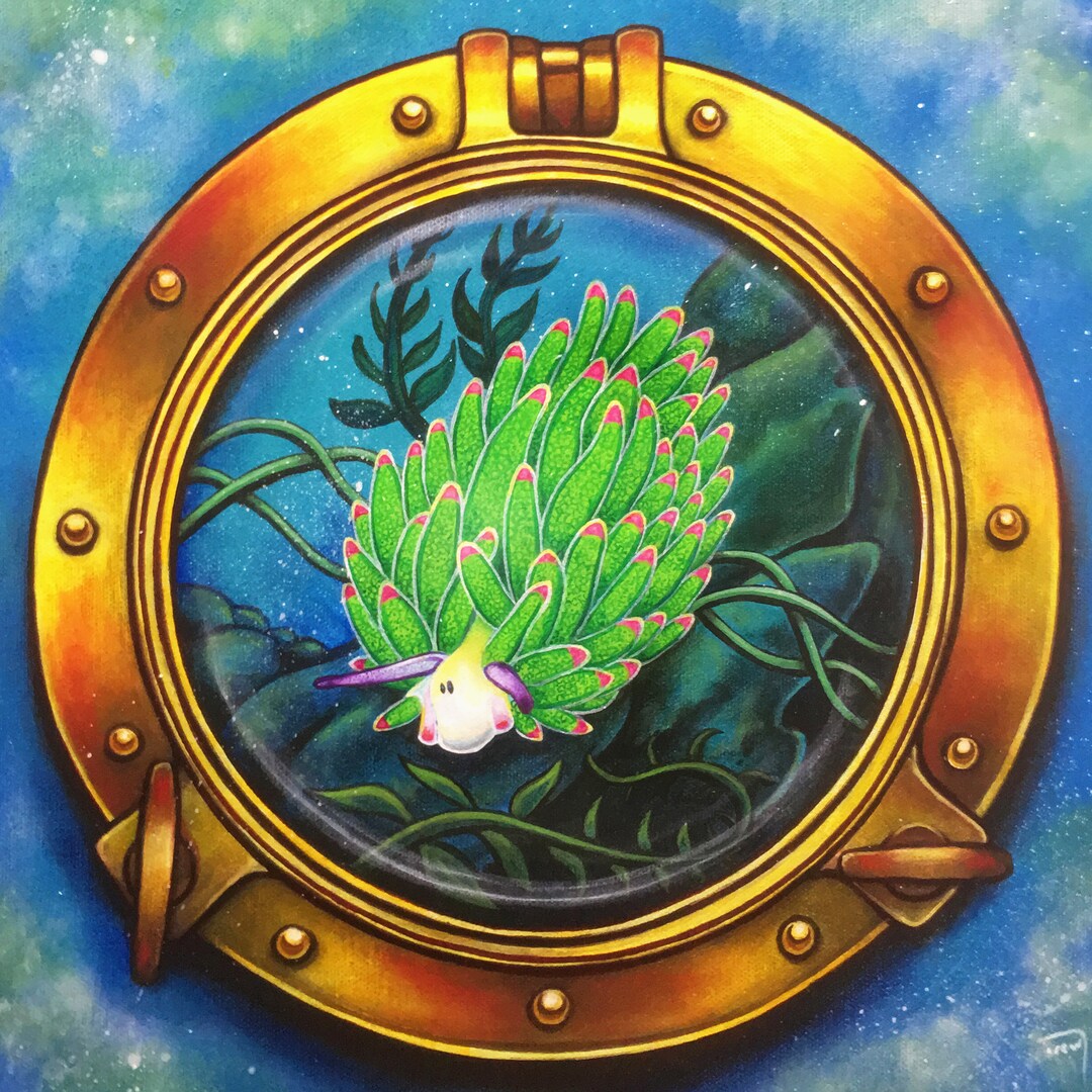 Nudibranch Tank ~ Print - Etsy