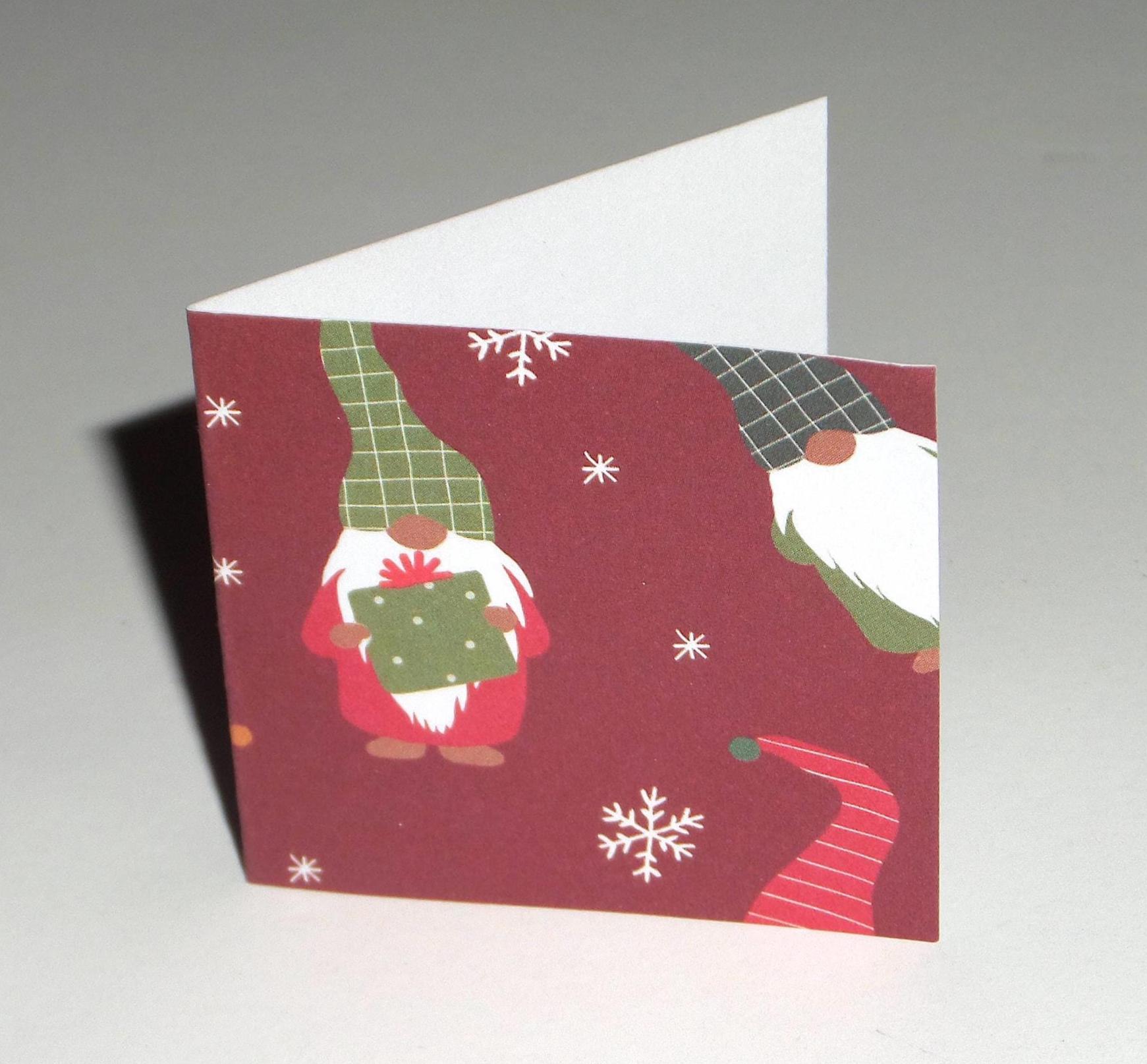 16 Mini 2X2 Christmas Notecards, Blank - Etsy