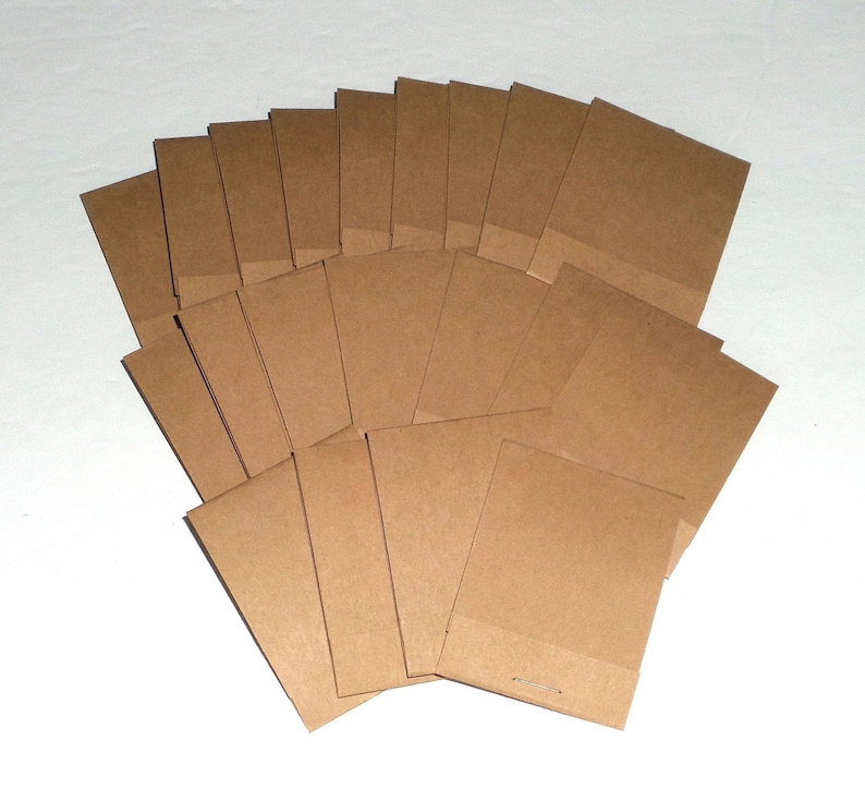 Set of 24 Matchbook Notepads in Kraft Cardstock, Party Favor ...