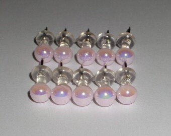 Pink Thumb Tacks - Etsy