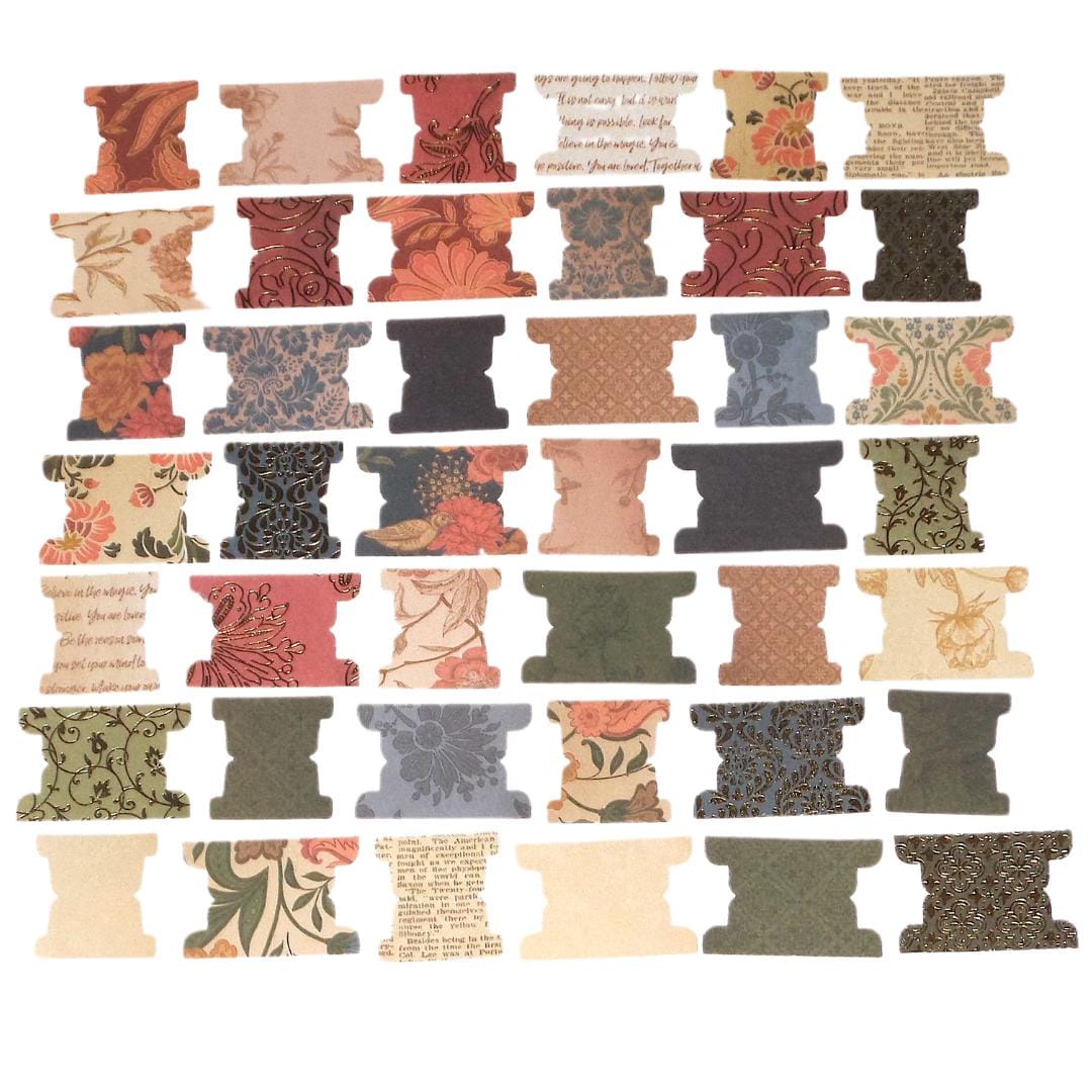 20 Divider Tabs, Planner Tabs, Junk Journal Tabs, Die Cuts, Cardstock ...