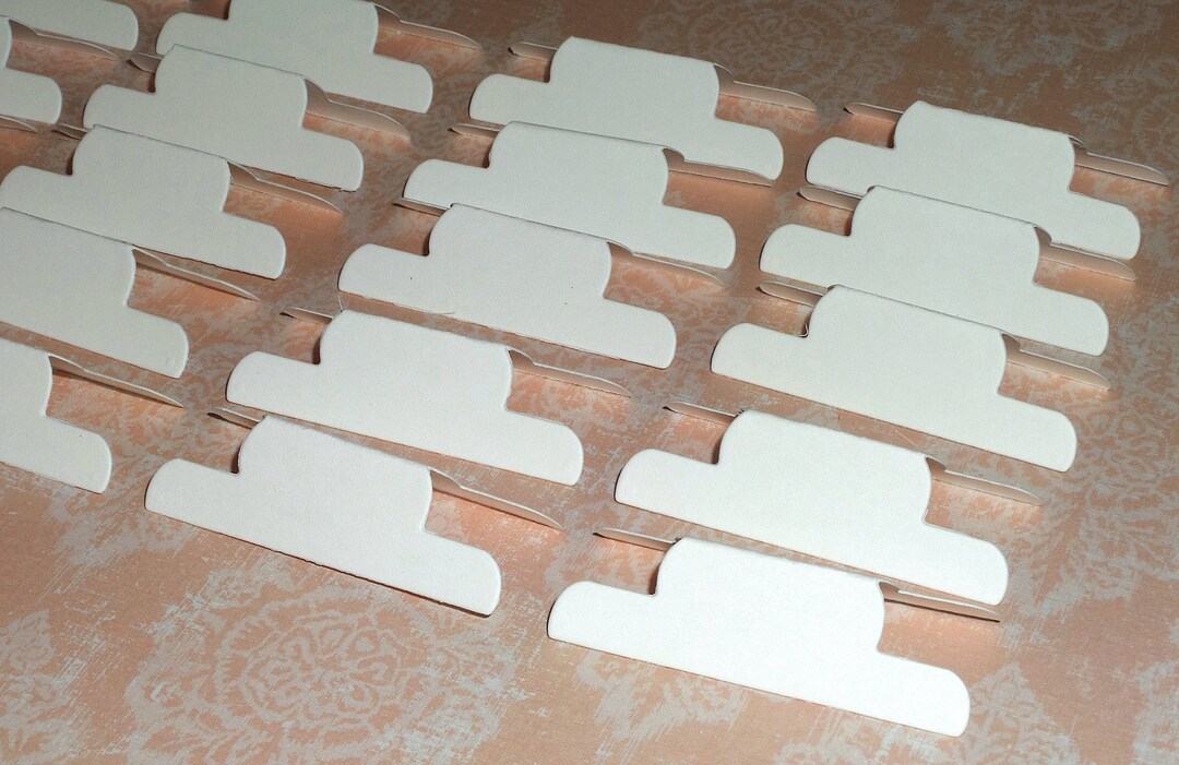 20 White Divider Tabs, Double-sided, Planner Tabs, Junk Journal Tabs ...