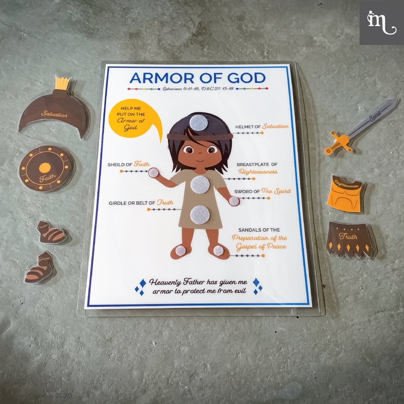 Armor of God | LDS Activity Sheet | Busy Binder - Etsy