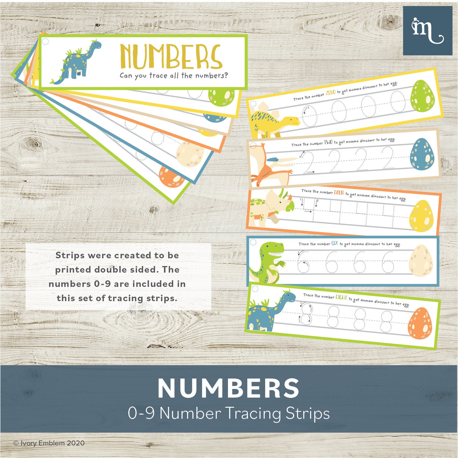 Dinosaur Writing Practice tracing Strip Booklet Pre-writing, Shapes ...