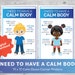 Calm Down Corner | I Need to Have a Calm Body | Posters | Printables - Etsy