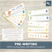 Dinosaur Writing Practice |tracing Strip Booklet | Pre-writing, Shapes ...