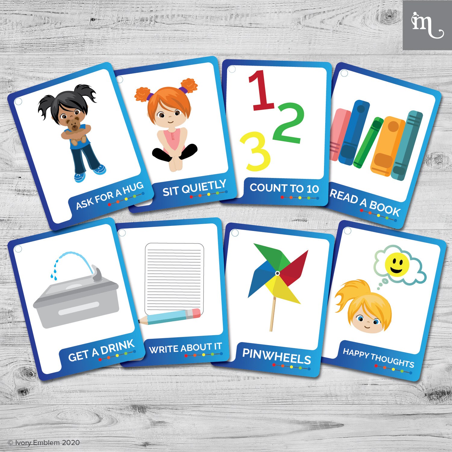 Calm Down Corner | Calm Down Choice Cards | Flashcards - Etsy