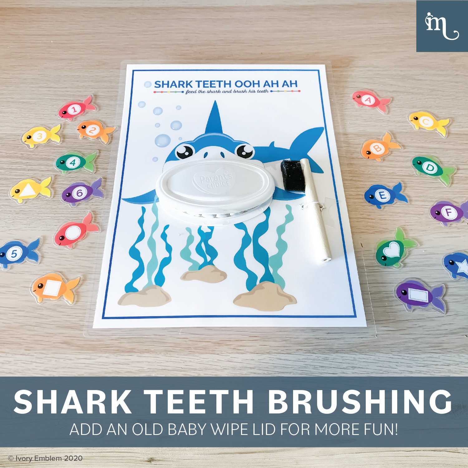 Shark Teeth Ohh Ah Ah | Teeth Brushing | Feeding | Activity Sheet ...