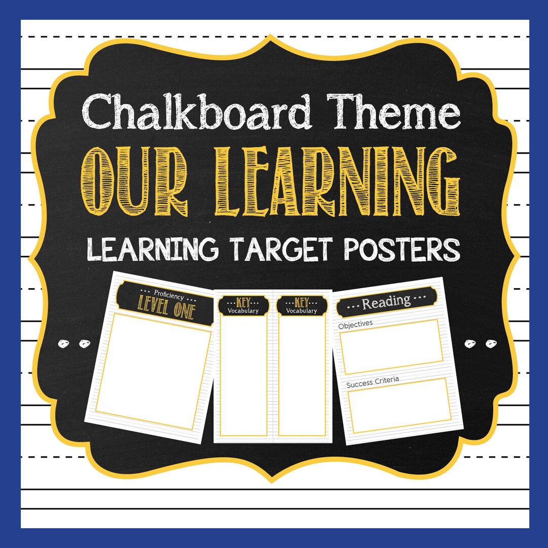 Learning Objectives | Targets | Proficiency Scales | Bulletin Board ...