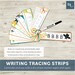 Dinosaur Writing Practice |tracing Strip Booklet | Pre-writing, Shapes ...