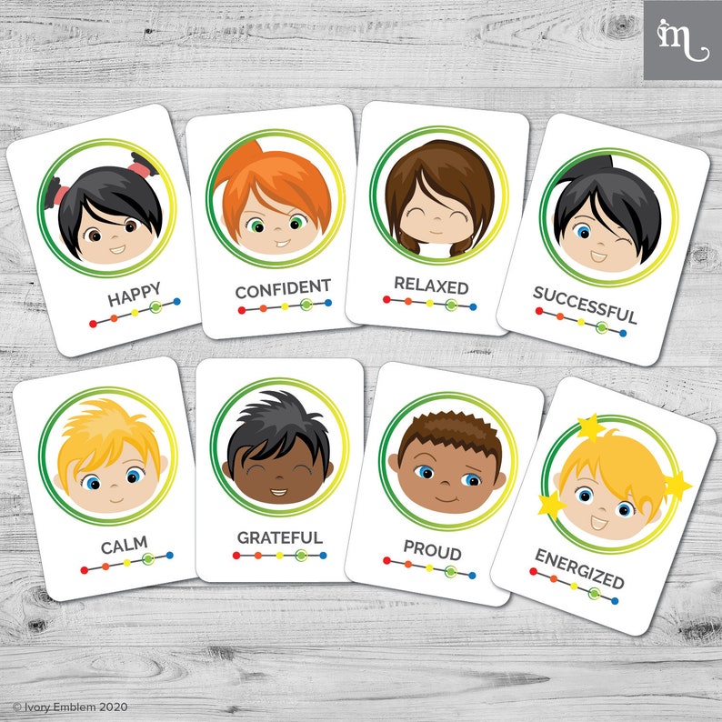 Calm Down Corner Feeling and Emotion Cards Printable | Etsy Canada