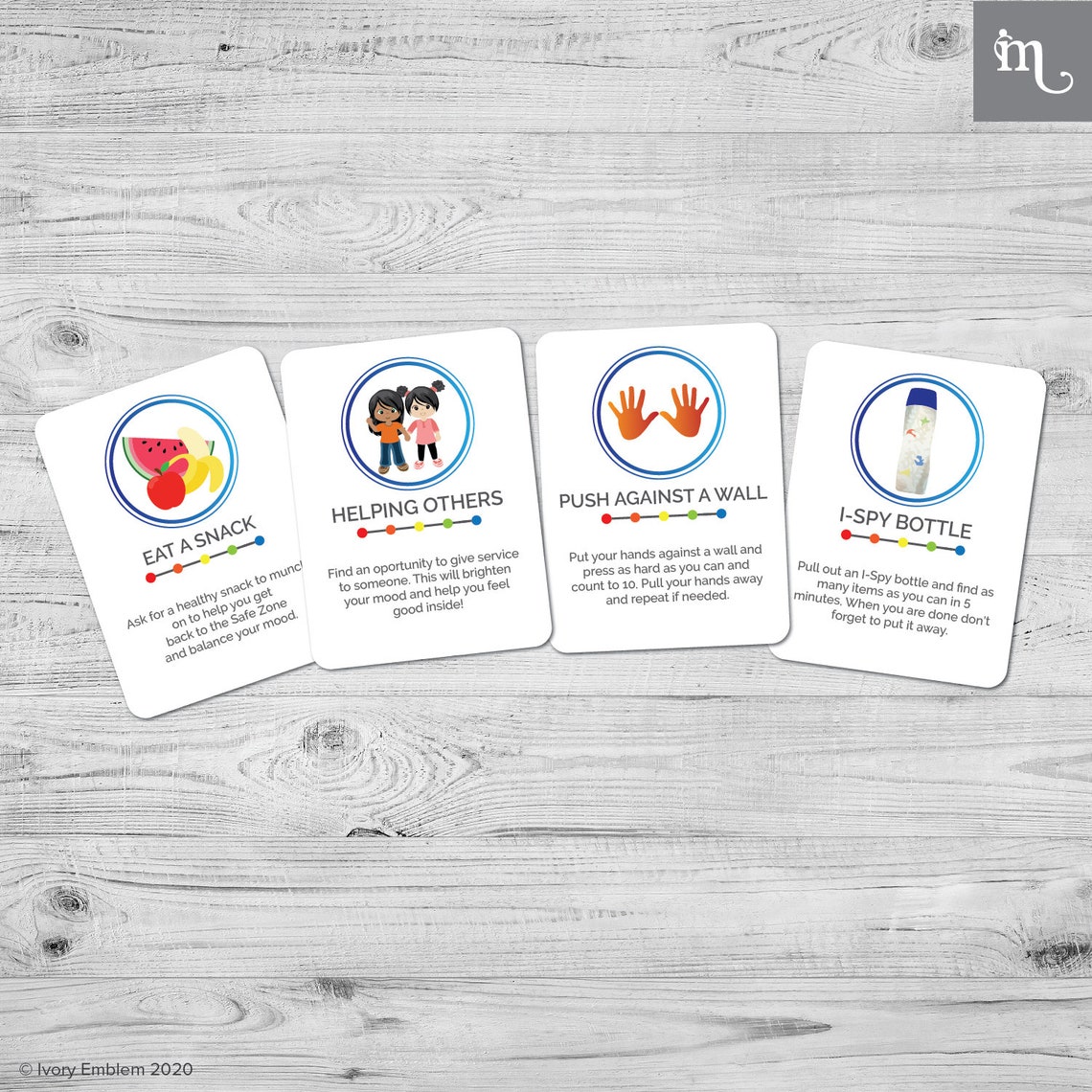 Calm Down Corner | Calm Down Choices Bingo Game | Printable - Etsy