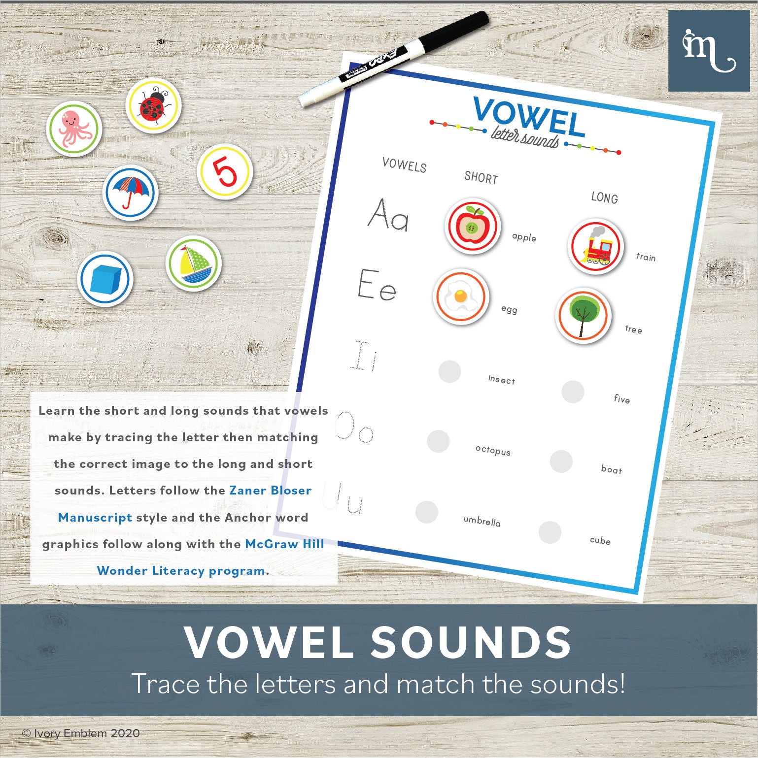 Learning Letter Sounds | Alphabet and Vowel Sound Practice | Busy ...