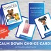 Calm Down Corner Calm Down Choices Bingo Game Printable - Etsy