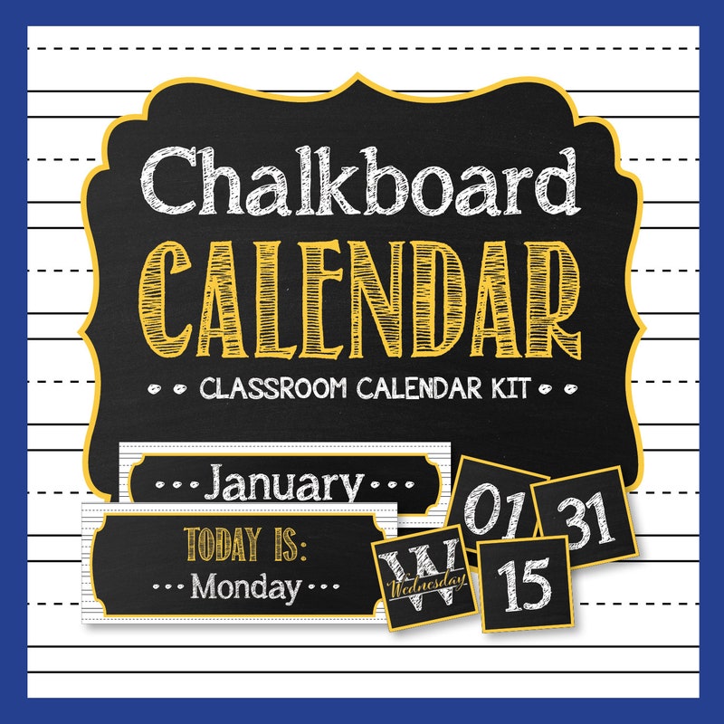 Chalkboard Planner - Etsy