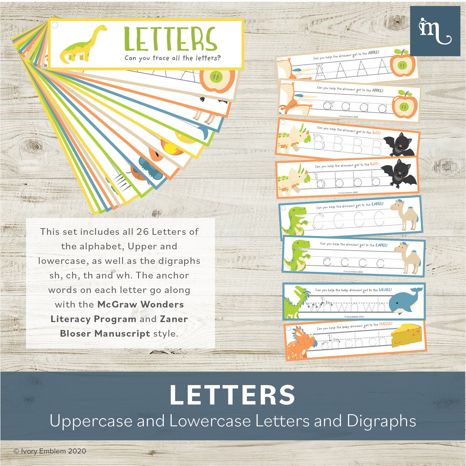 Dinosaur Writing Practice tracing Strip Booklet Pre-writing, Shapes ...