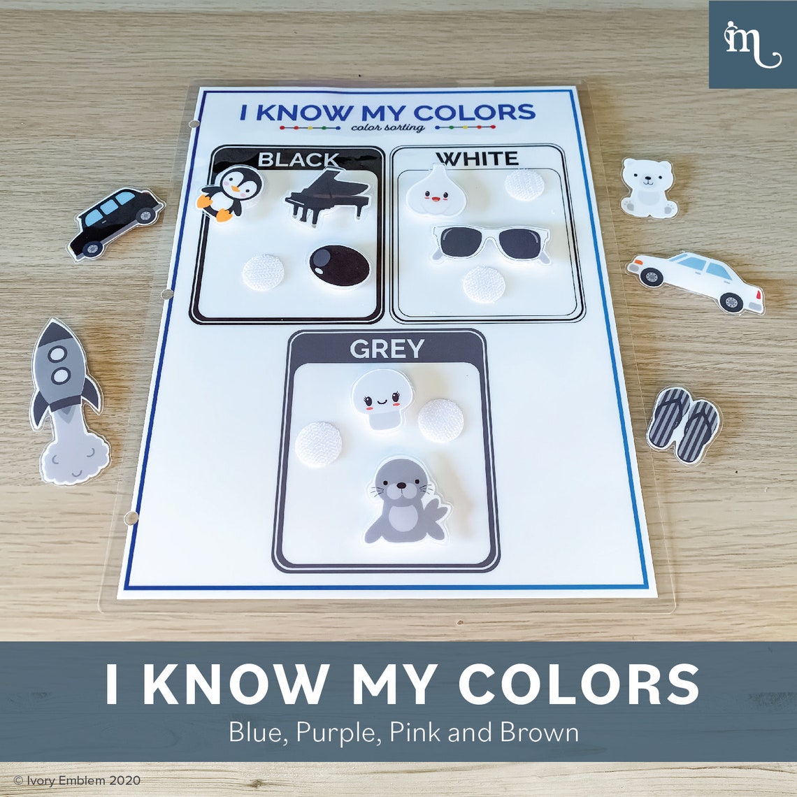 I Know My Colors | Color Sorting | Activity Sheets - Etsy