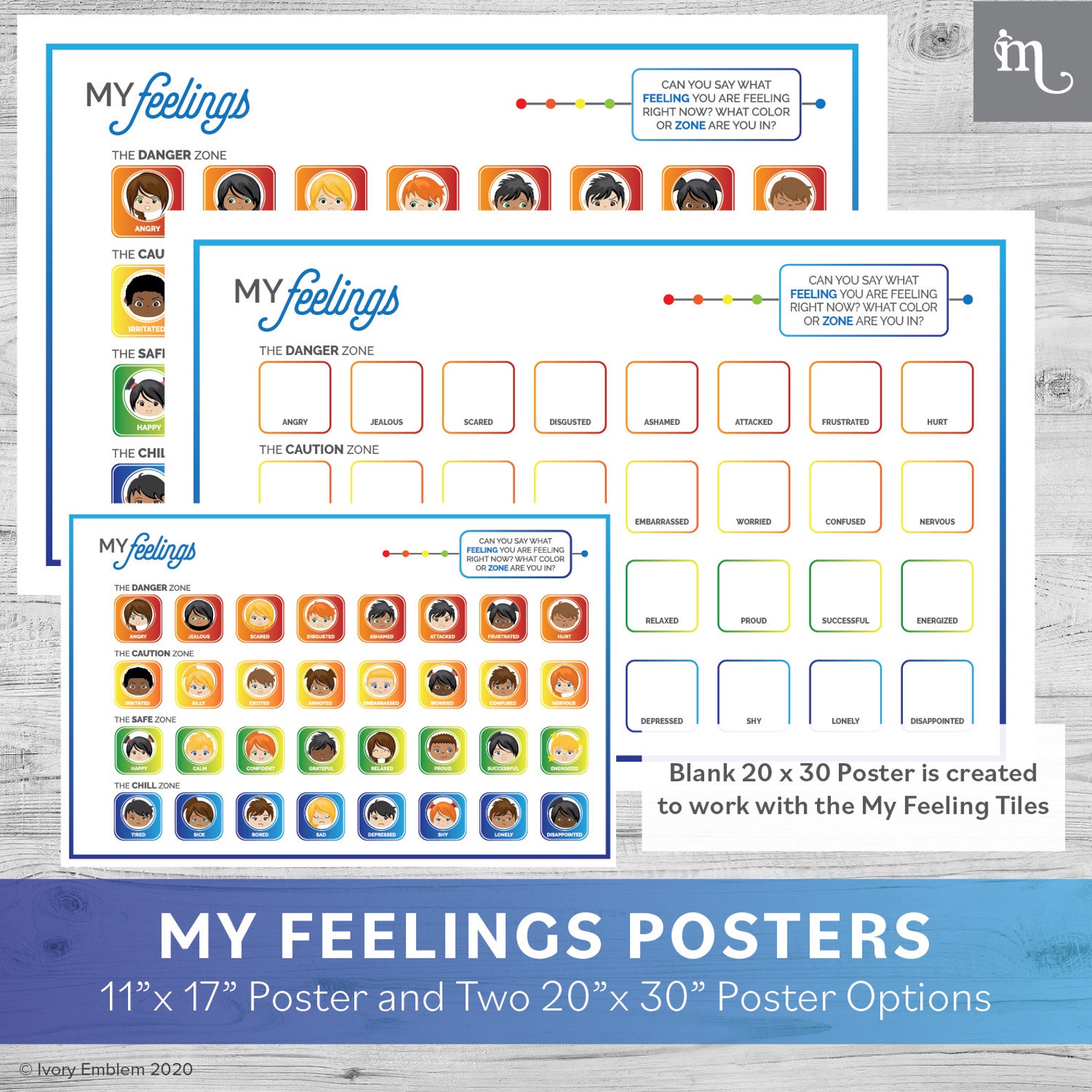 Calm Down Corner Feelings Thermometer Poster Bundle Home - Etsy