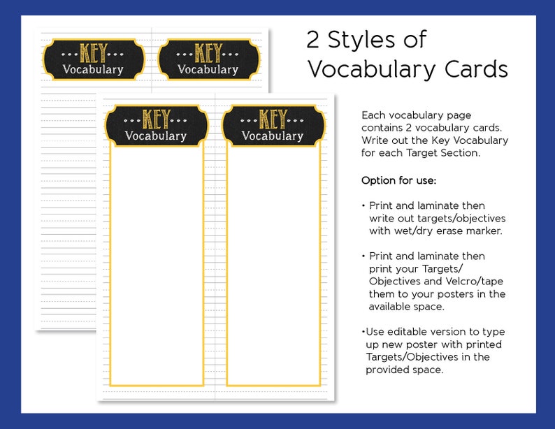 Learning Objectives Targets Proficiency Scales Bulletin | Etsy