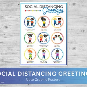 Social Distancing | Greetings Poster - Etsy