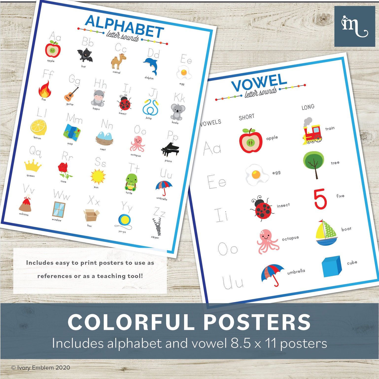 Learning Letter Sounds Alphabet and Vowel Sound Practice Busy Binder ...