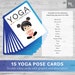 Yoga Pose Cards for Kids | Calm Down Corner Kit | Flashcards | Key Ring ...