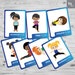 Yoga Pose Cards for Kids | Calm Down Corner Kit | Flashcards | Key Ring ...