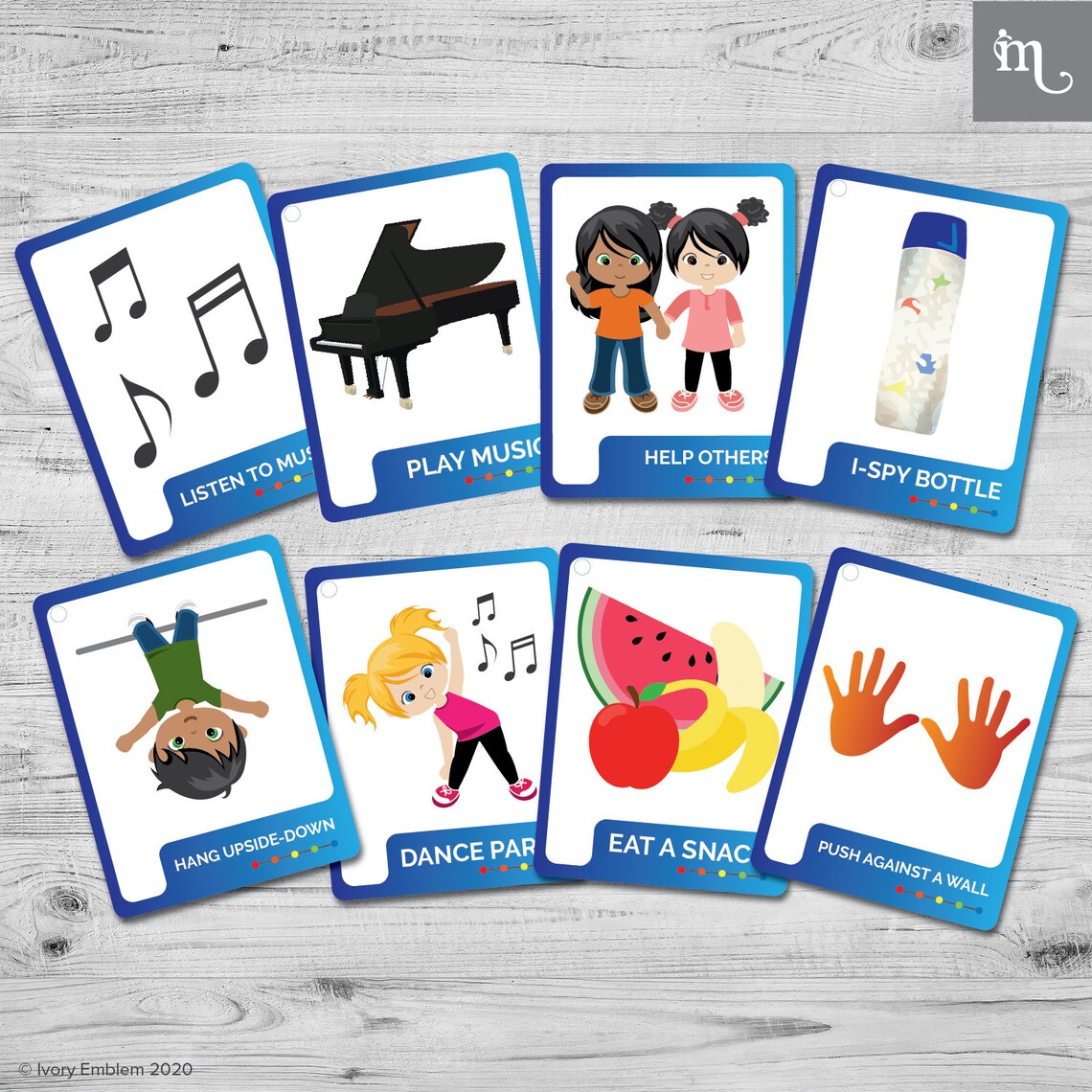 Calm Down Corner | Calm Down Choice Cards | Flashcards - Etsy