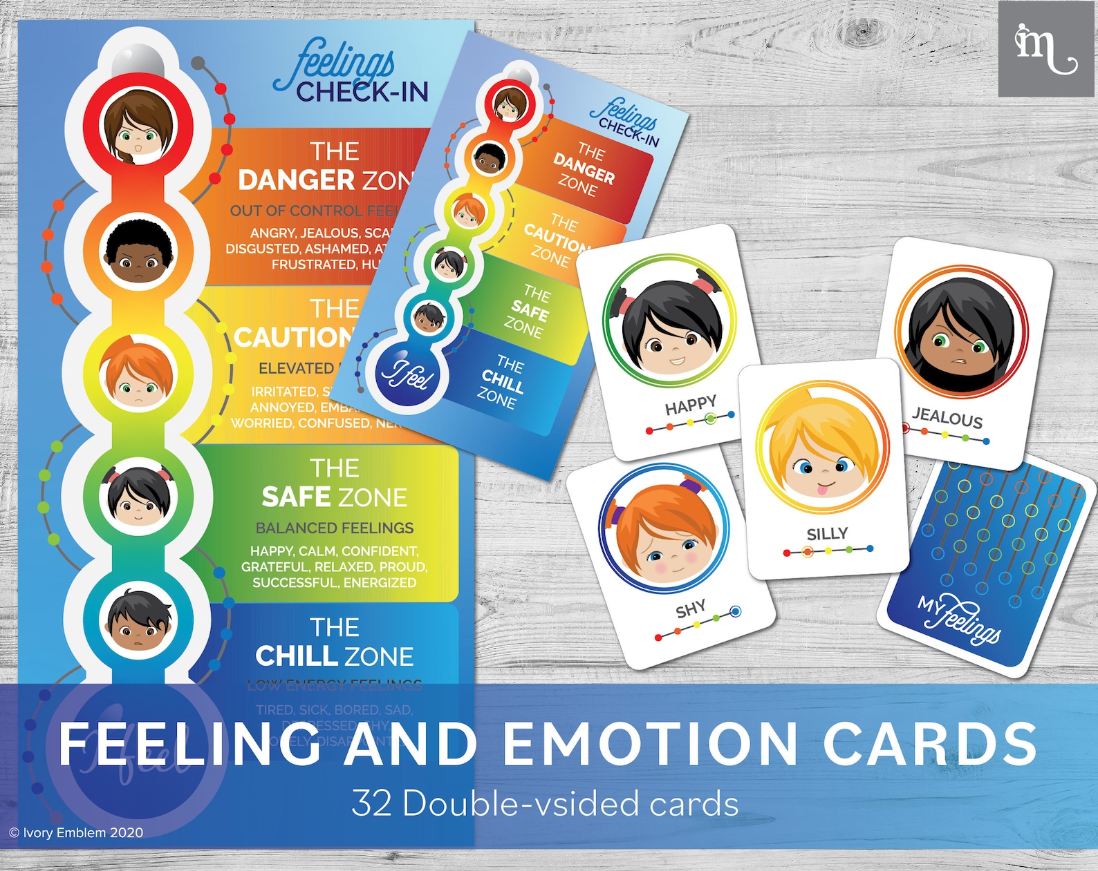 Calm Down Corner Feeling and Emotion Cards Printable - Etsy