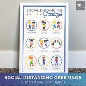Social Distancing | Greetings Poster - Etsy