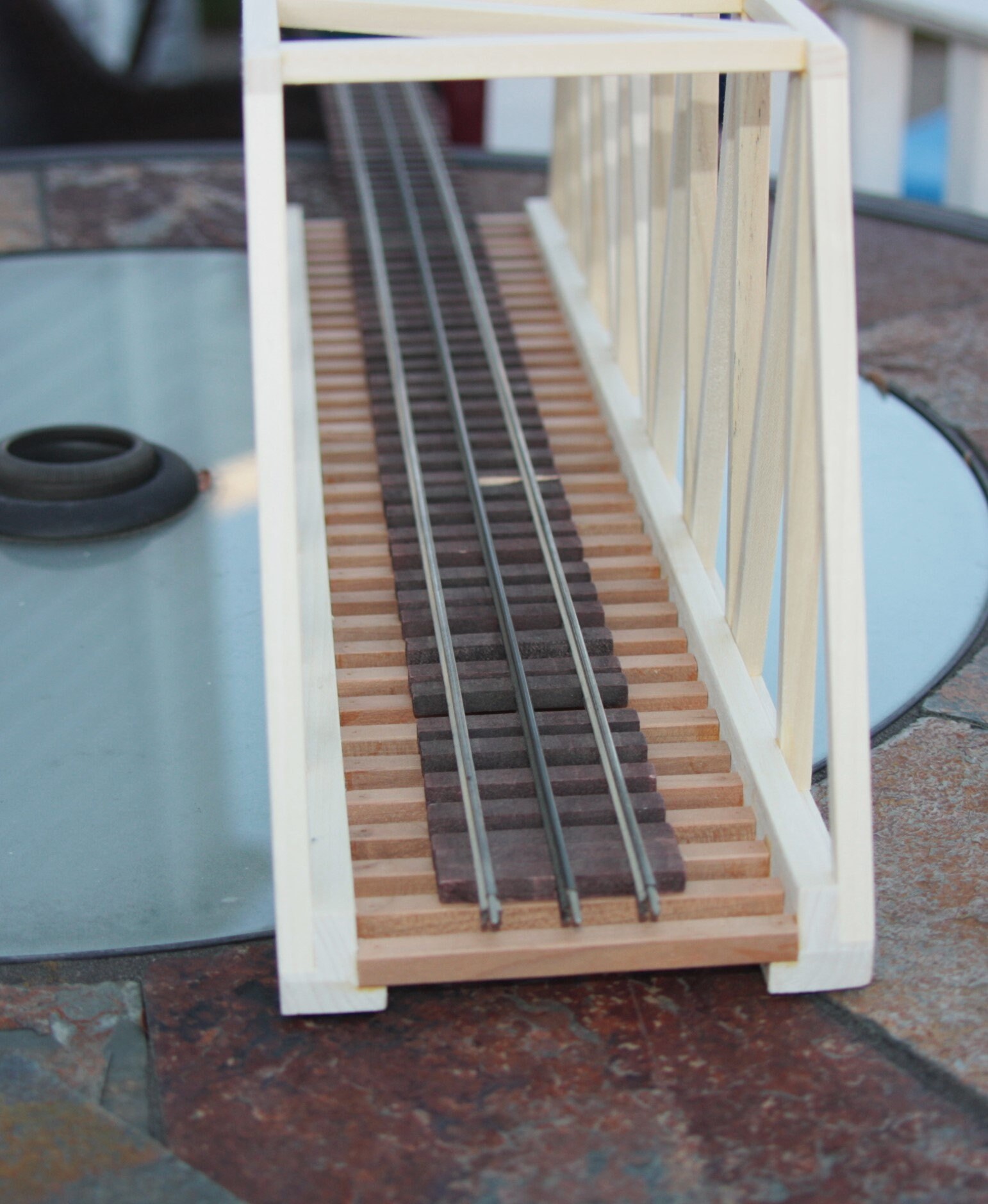 O Gauge Handmade 24 Thru Truss Bridge With Cherry Bridge - Etsy