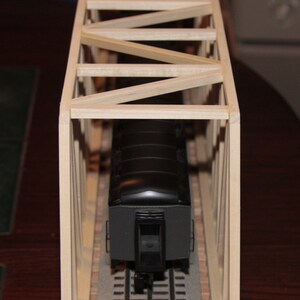 O Gauge Handmade 24 Thru Truss Bridge With White Oak Bridge Ties for ...
