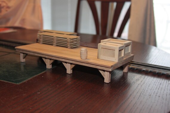 O Gauge Hardwood Lg. Freight Platform for Lionel MTH K Line - Etsy