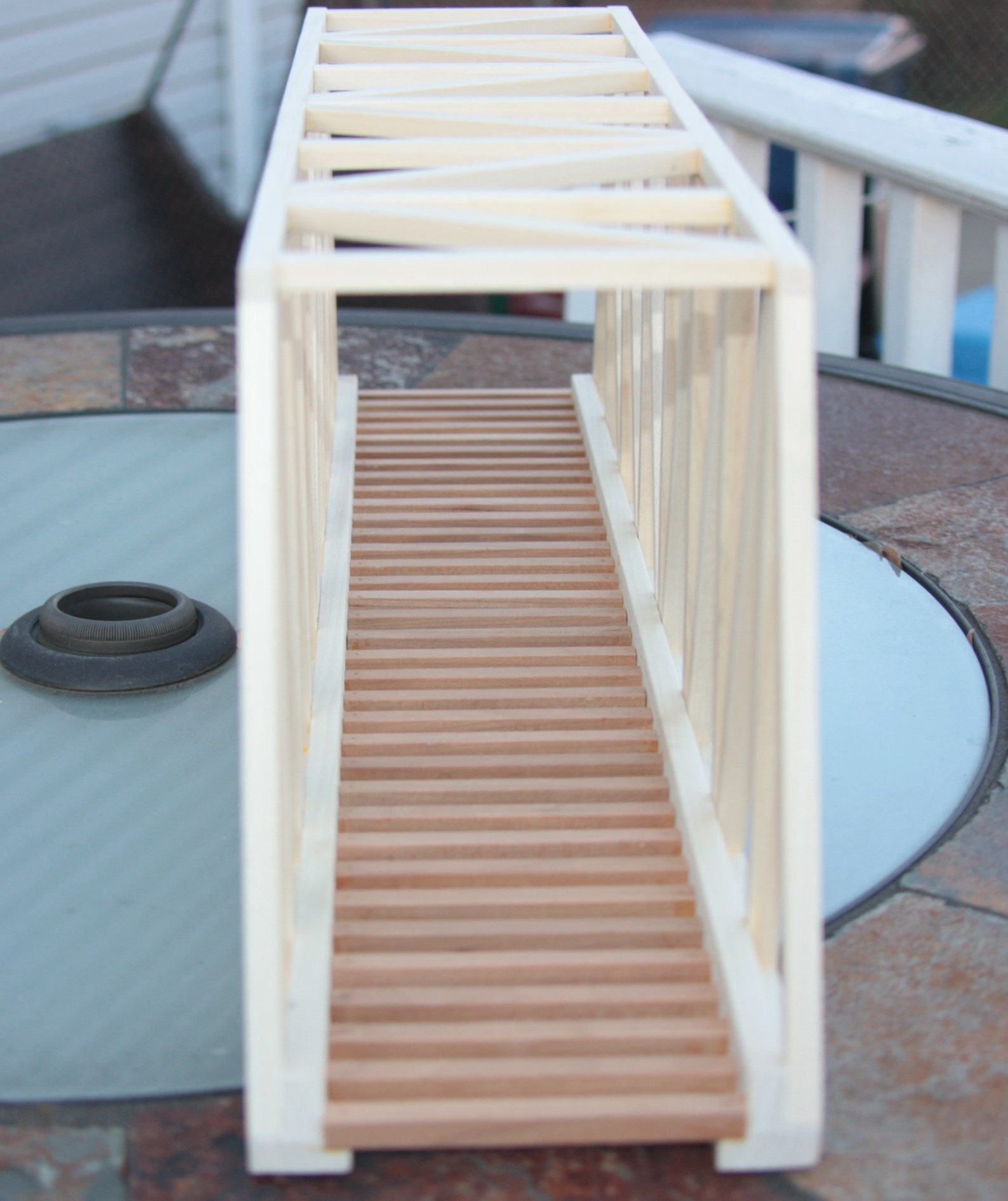 O Gauge Handmade 24 Thru Truss Bridge With Cherry Bridge - Etsy
