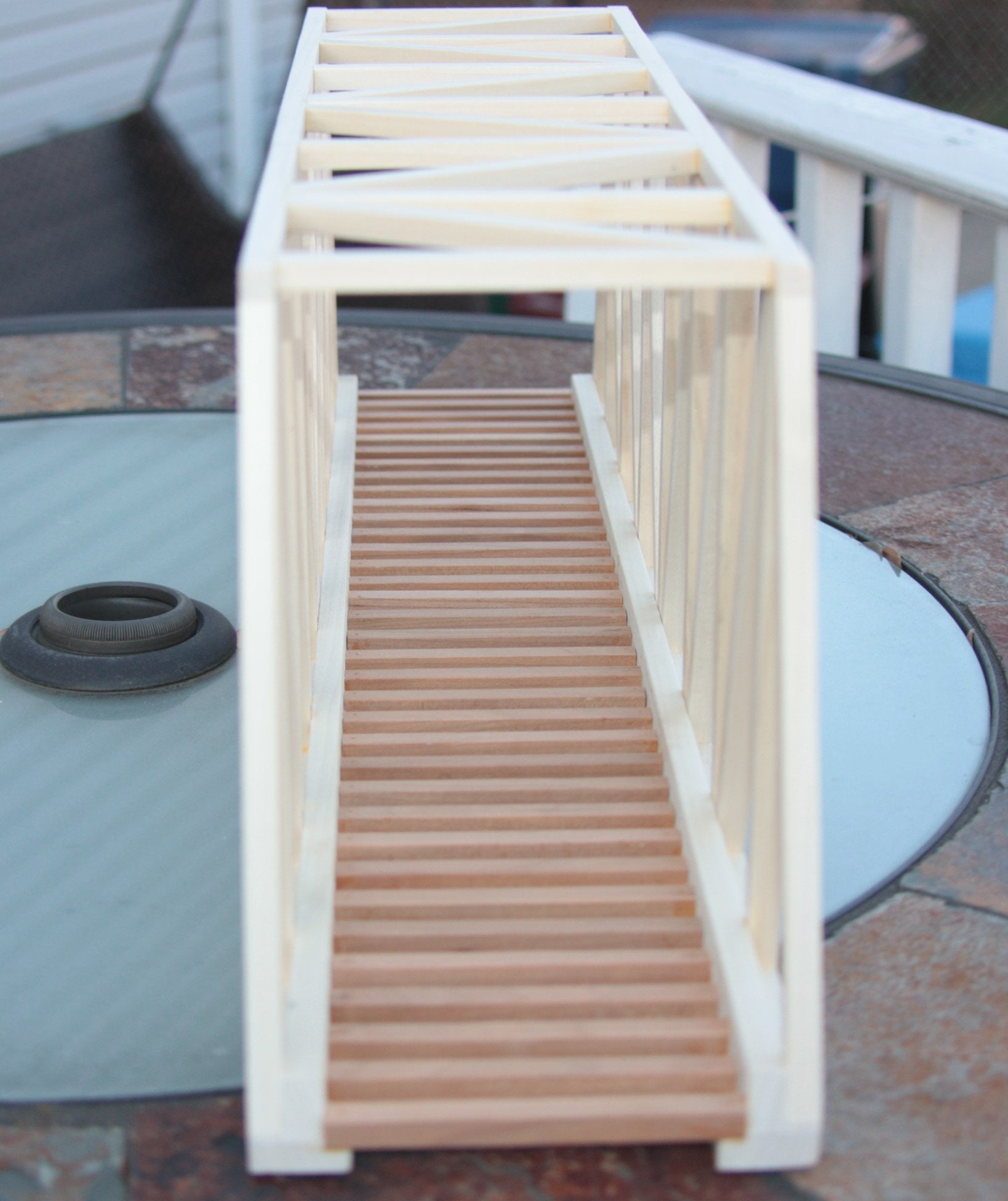 O Gauge Handmade 24 Thru Truss Bridge With Cherry Bridge - Etsy