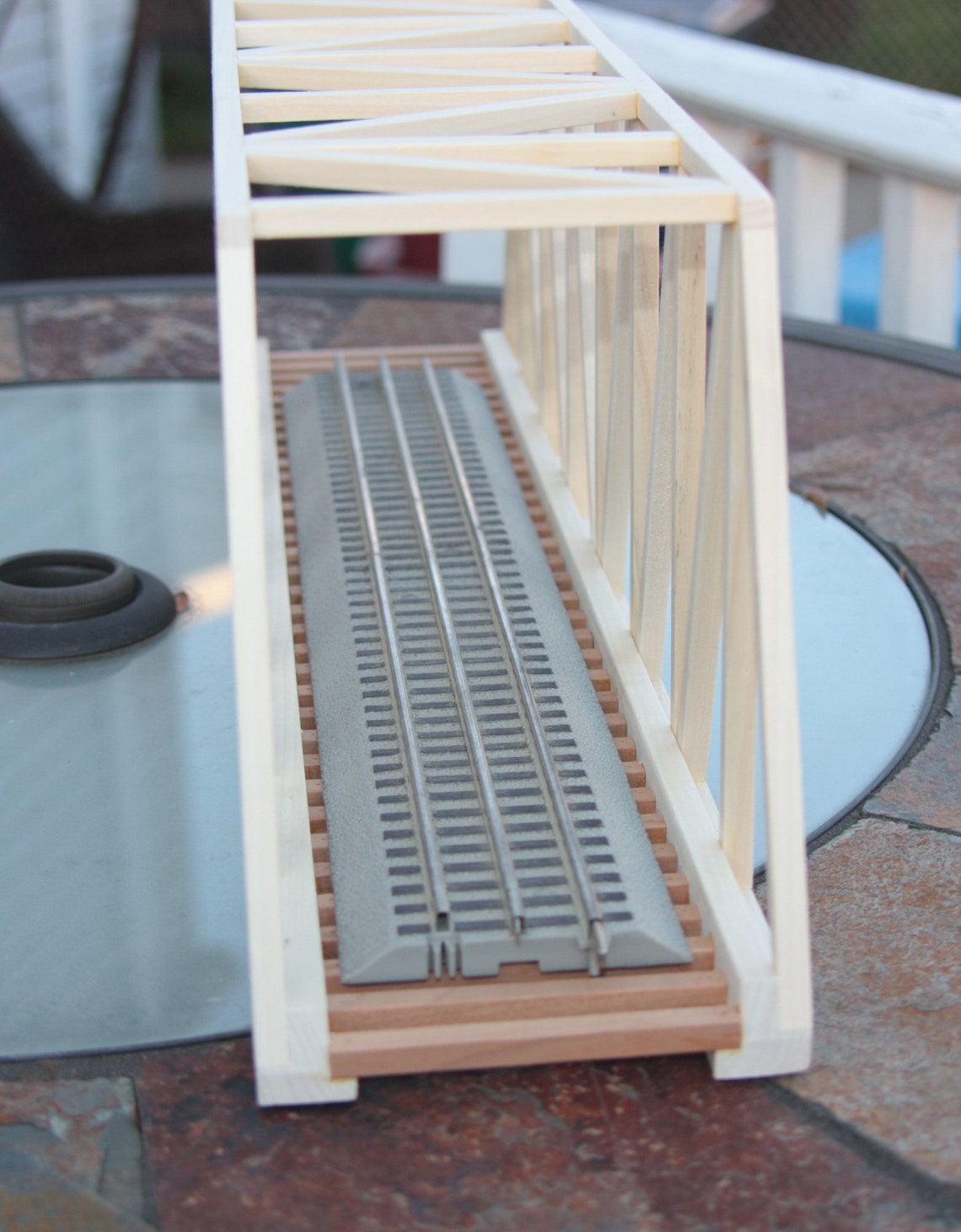 O Gauge Handmade 24 Thru Truss Bridge With Cherry Bridge - Etsy