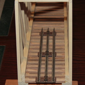 O Gauge Handmade 24 Thru Truss Bridge With White Oak Bridge Ties for ...