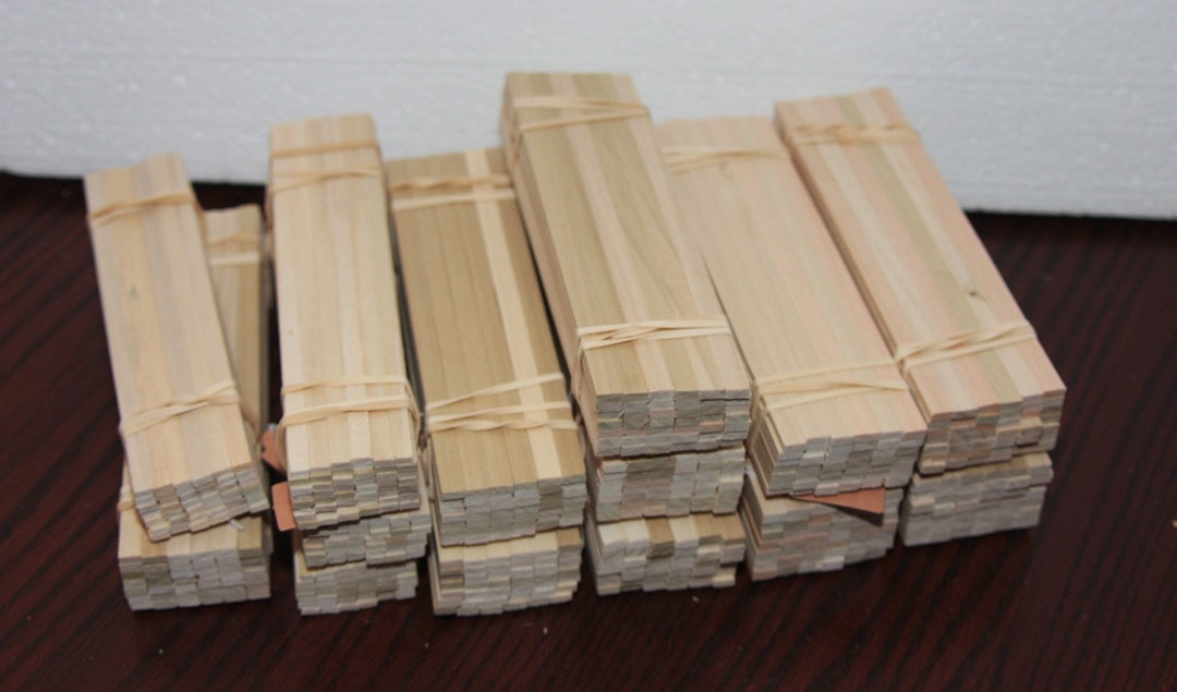 14 Bundles of O Gauge Lumber. Loose Boards . All Poplar Various Sizes ...