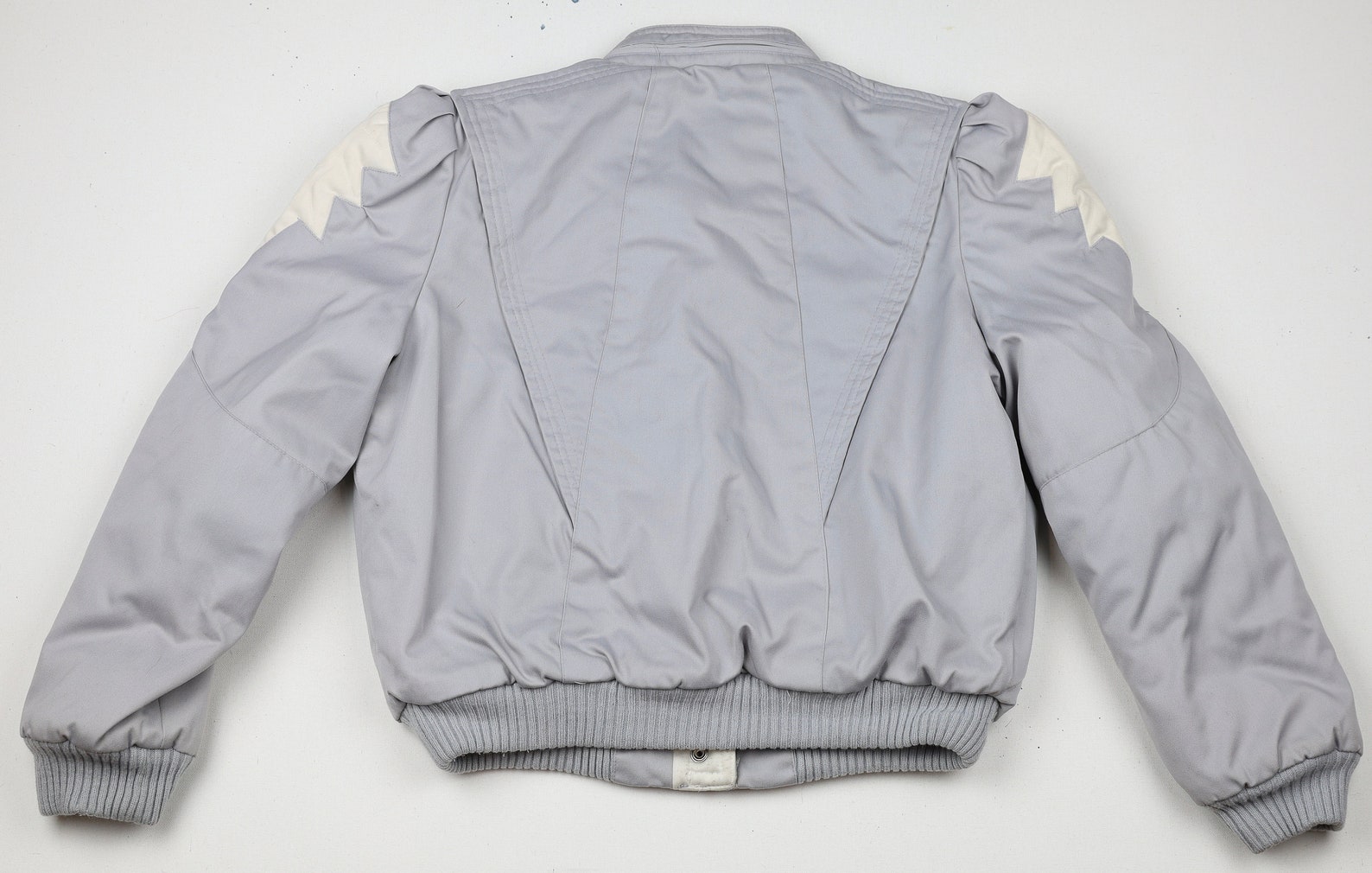 Classic Funky Vintage 80's Uzzi® Light Grey Jacket - Etsy UK