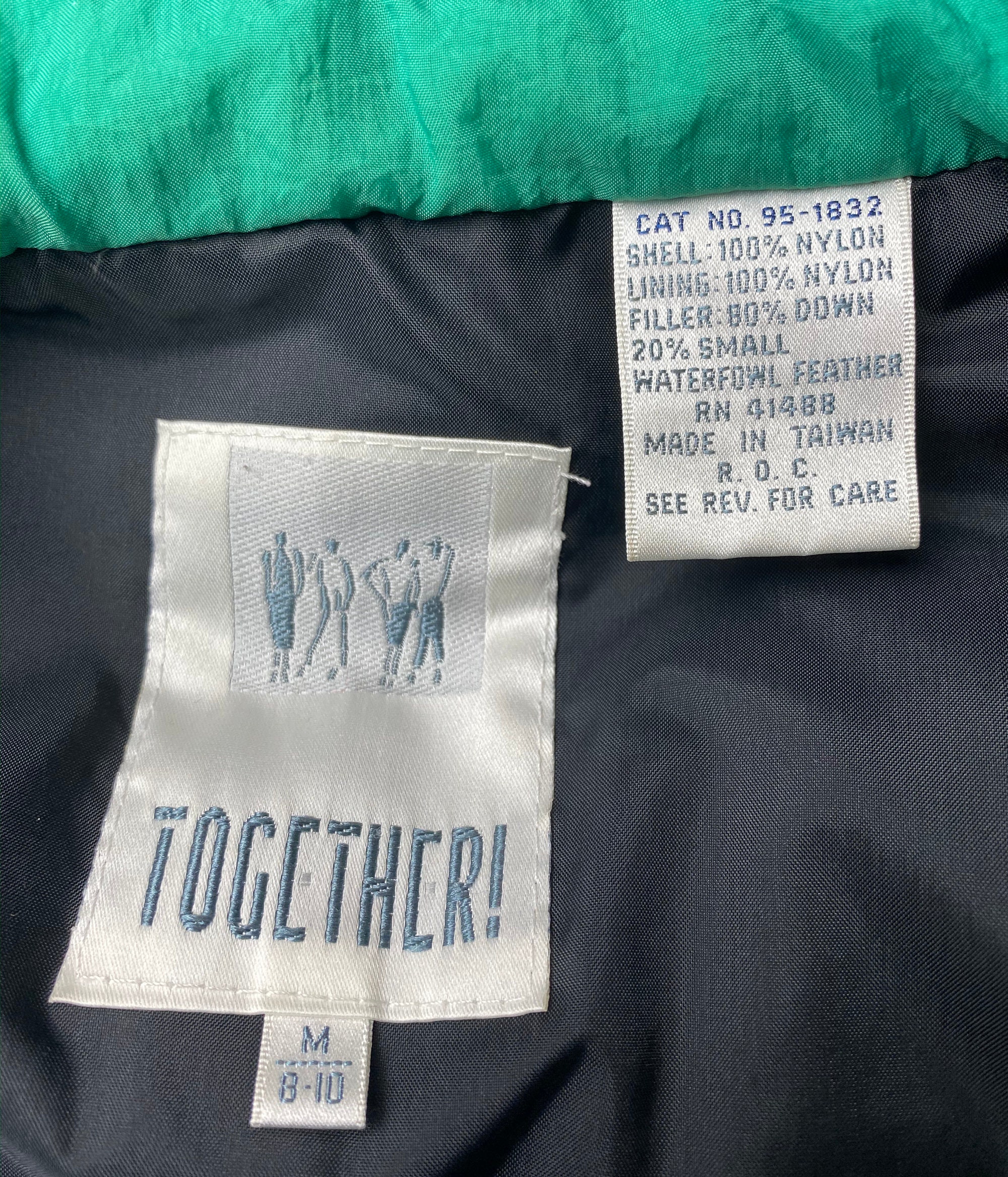 Rad Vintage Multicolored 80's Together! Ultra Puffy Winter Jacket! - Etsy