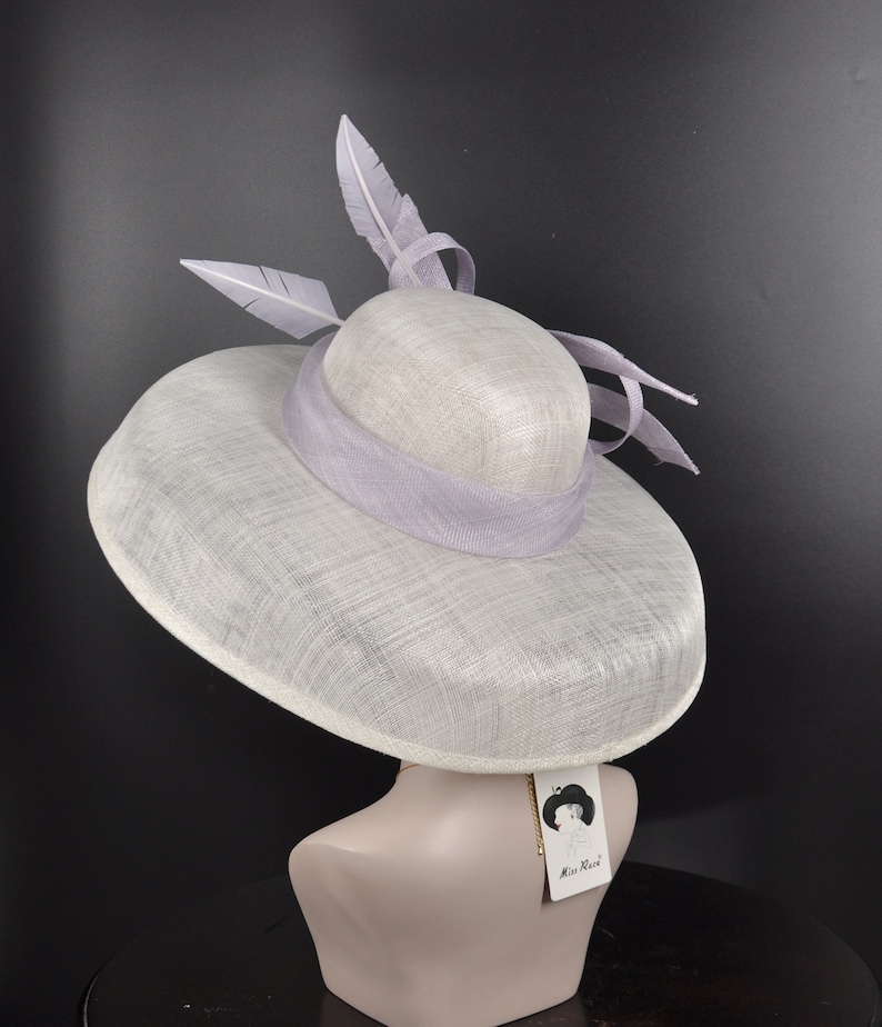 Audrey Hepburn Style Wide Brim Kentucky Derby Hat,ascot Hat for Wedding ...