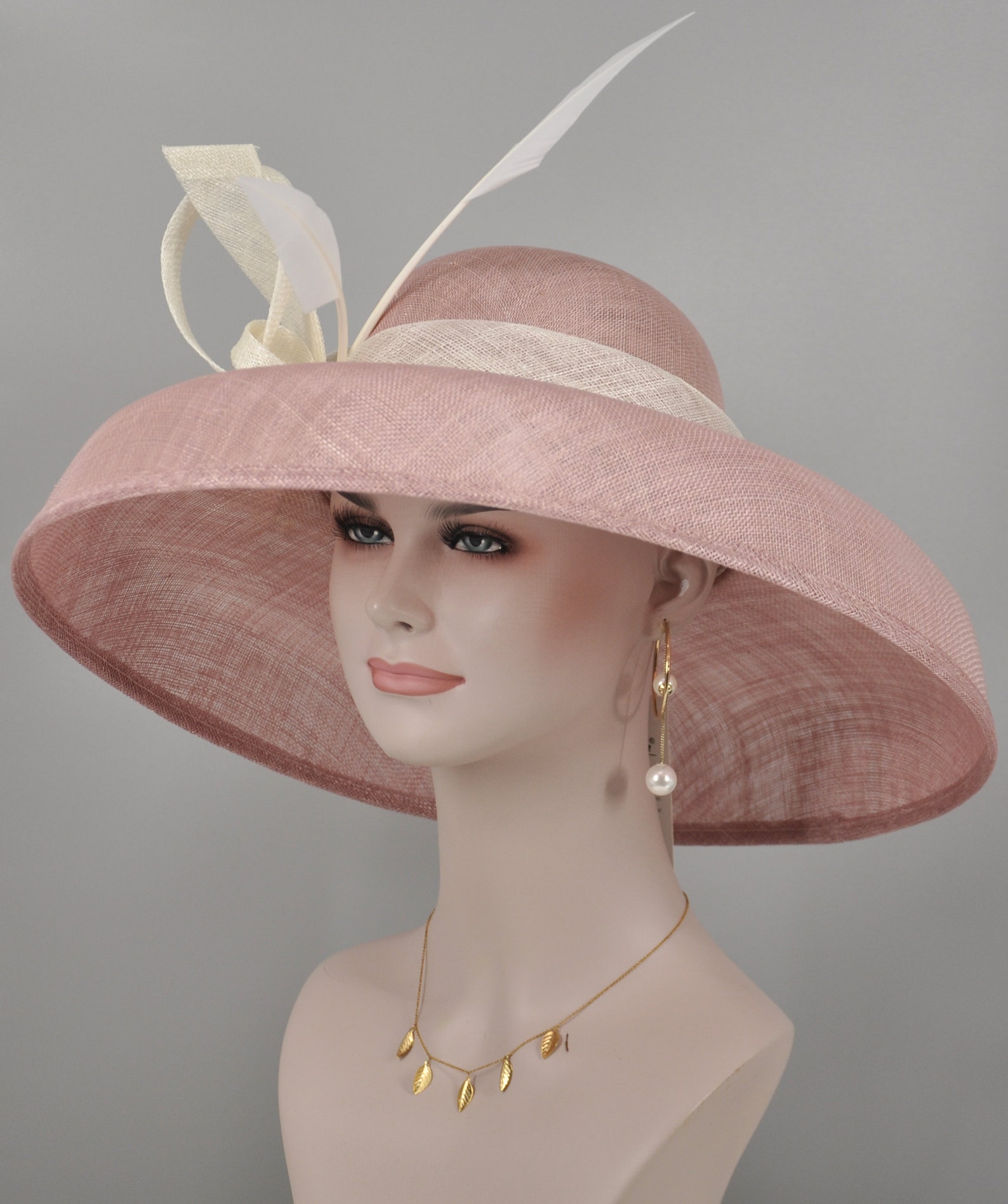 Audrey Hepburn Style Dome Hat Kentucky Derby Hat Tea Party - Etsy