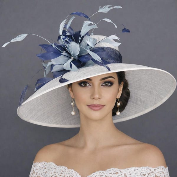 Light Blue Derby Hat - Etsy